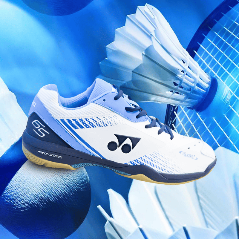 Yonex 65 White Blue - Shoes Hub Online