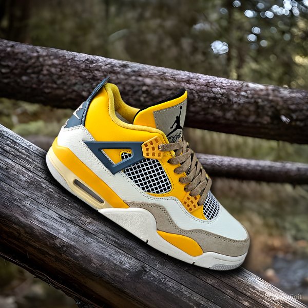 Jordan 4 Snorlax Yellow - Shoes Hub Online